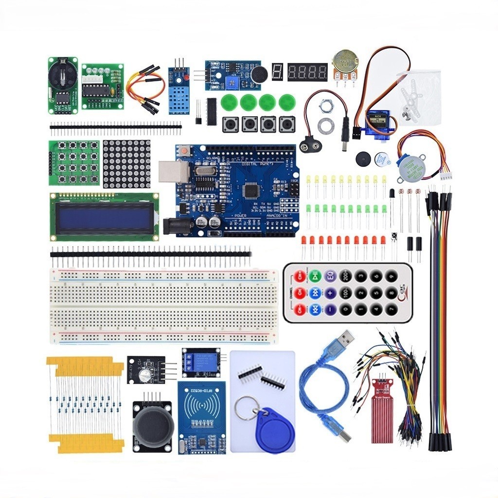 Upgraded Starter Kit for Uno R3 DIP with PDF Manual Lessons Compatible with Arduino | Shopee ...