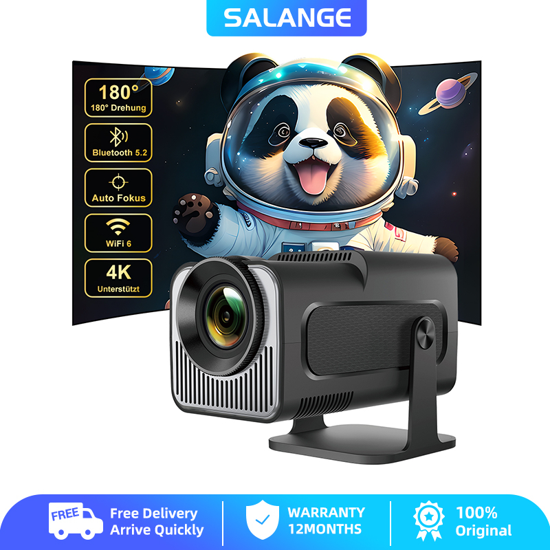 Salange HY320 Mini Portable Auto Keystone Projector, FHD 1080P Smart ...