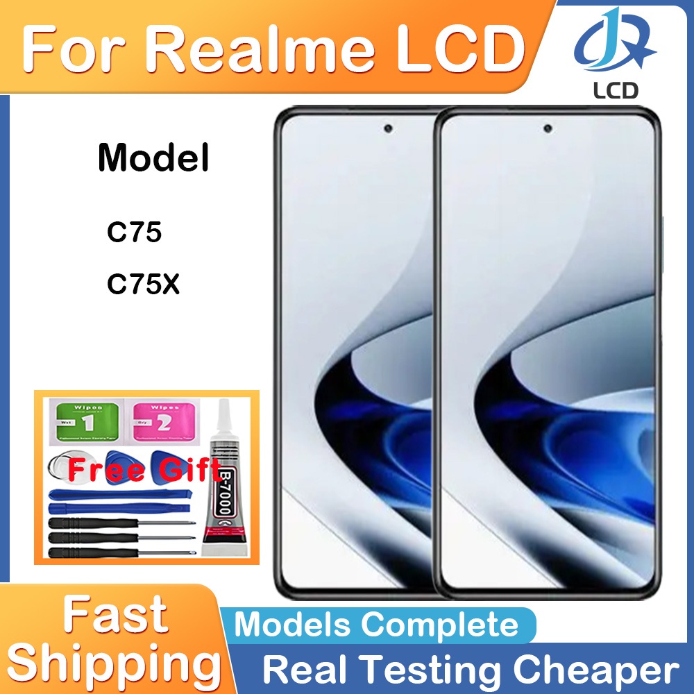 For Realme C75 C75x LCD Display Touch Screen Replacement | Shopee ...