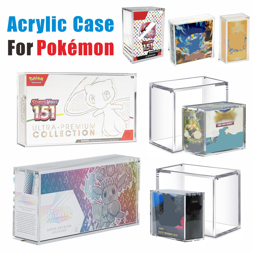 Acrylic Magnetic Case For ETB / English Booster / Japanese Small ...