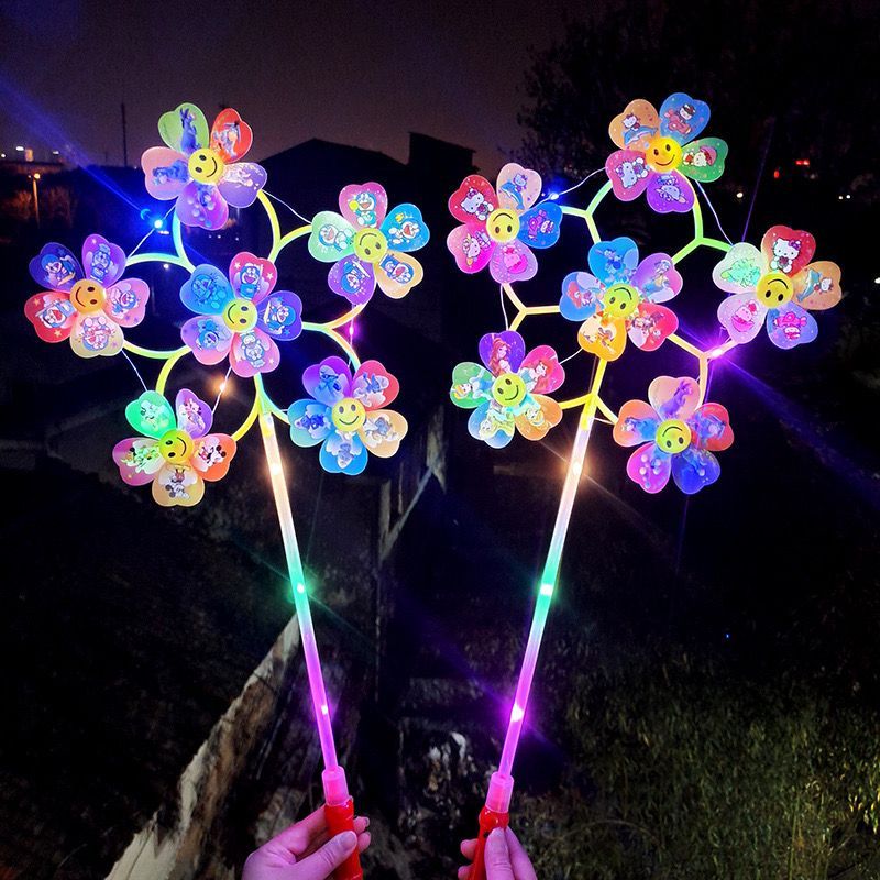 LED Windmill Handheld Wand, Luminous Butterfly, Luminous Wand, Children ...