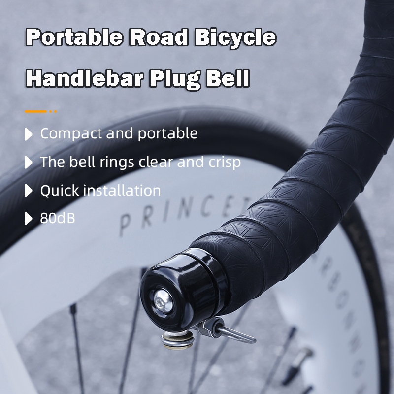 Portable Road Bicycle Handlebar Plug Bell Ultralight Copper Alloy ...