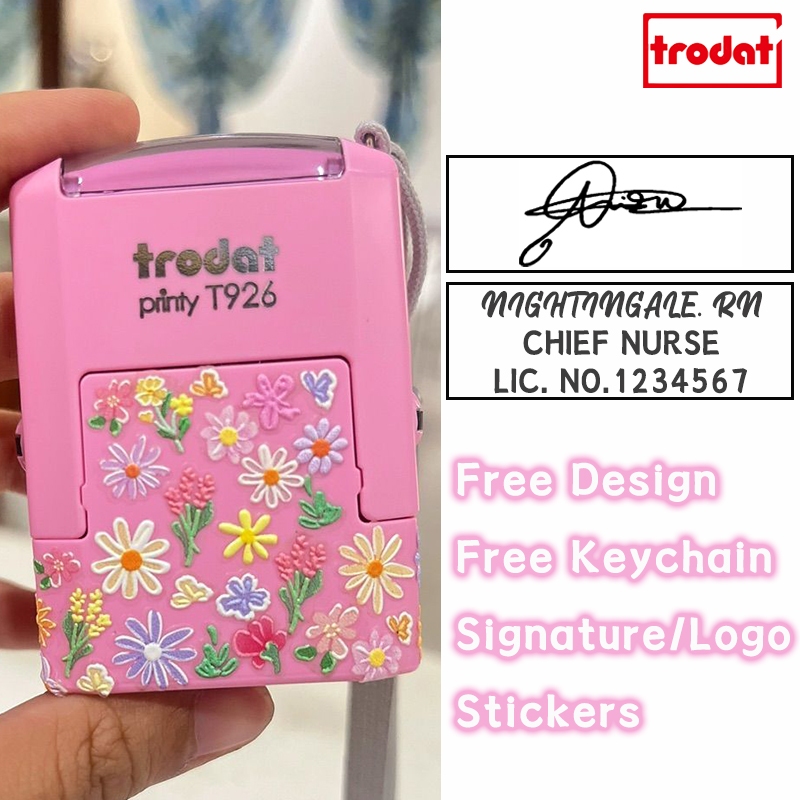 Trodat Printy T926 Self ink Stamp Signature/Logo Customized Stamp For ...