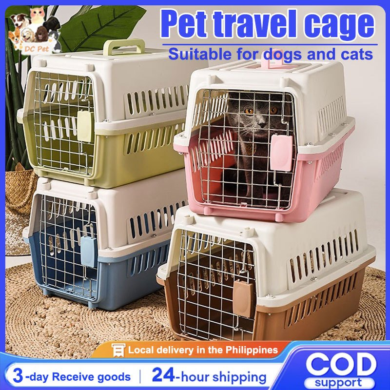 Large Pet Carrier Travel Cage Cat Dog Carrier Cat Cage Cat Crates ...