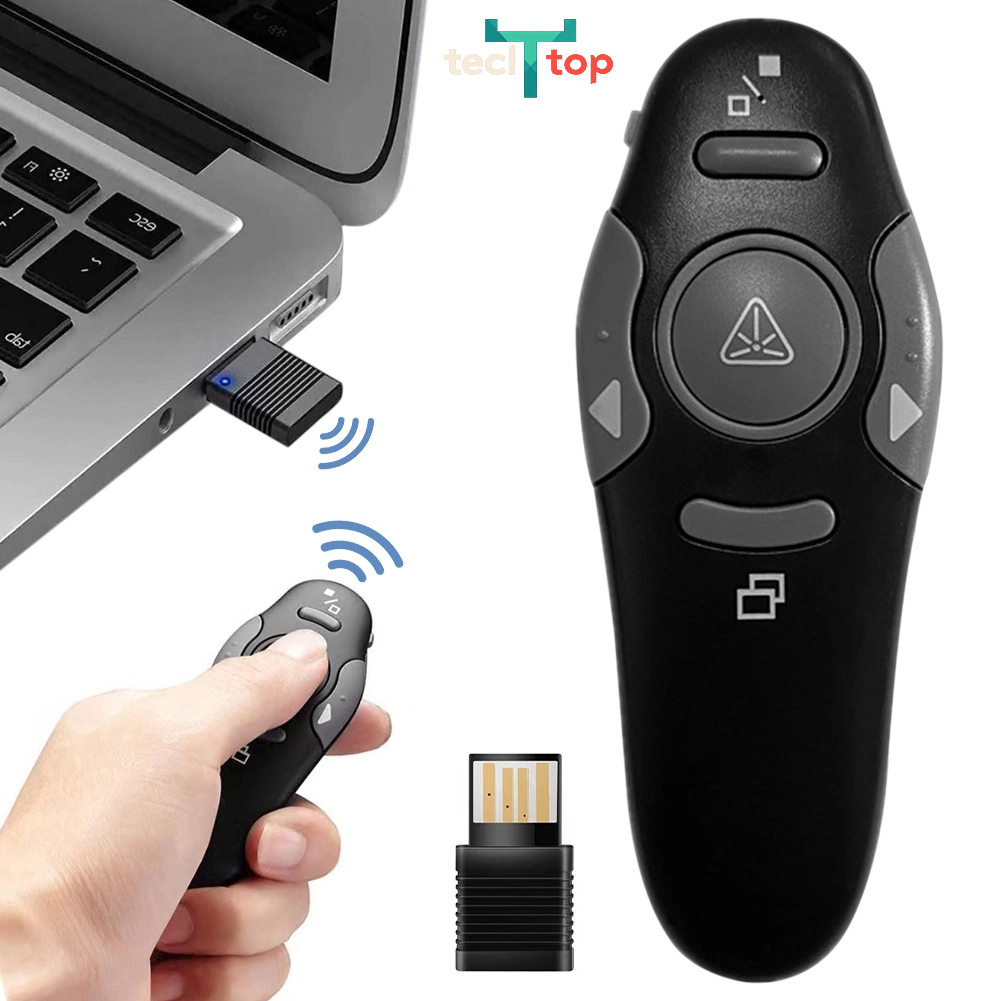 2.4GHz Wireless Flip Pen PPT Slide USB Charging Clicker for Projector ...