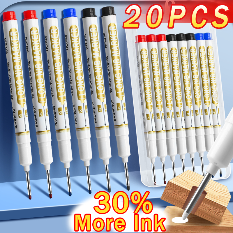 Big Capacity Quick Drying Waterproof Long Tip Marker Pen Long Head Oily ...