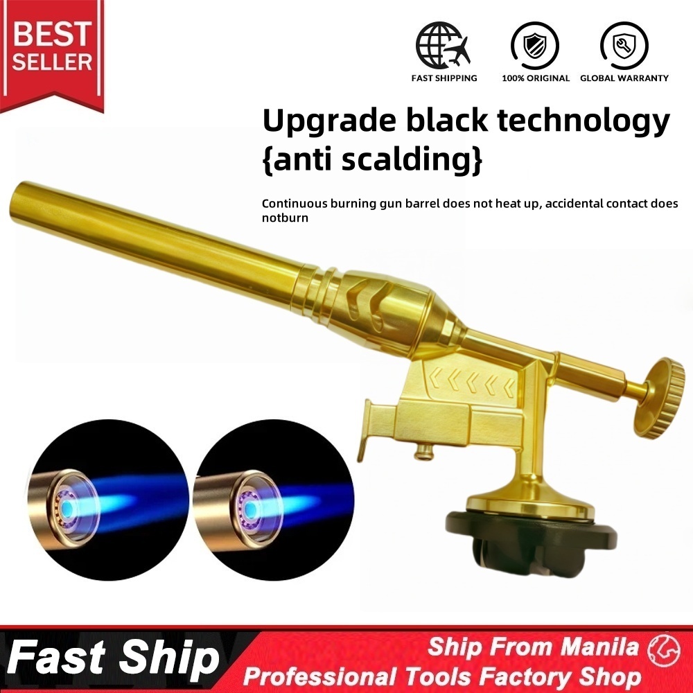 anti scalding Welding Nozzle Heat Flame Gun Blue Torch Copper Bronze Brazing Blow Torch Butane ...