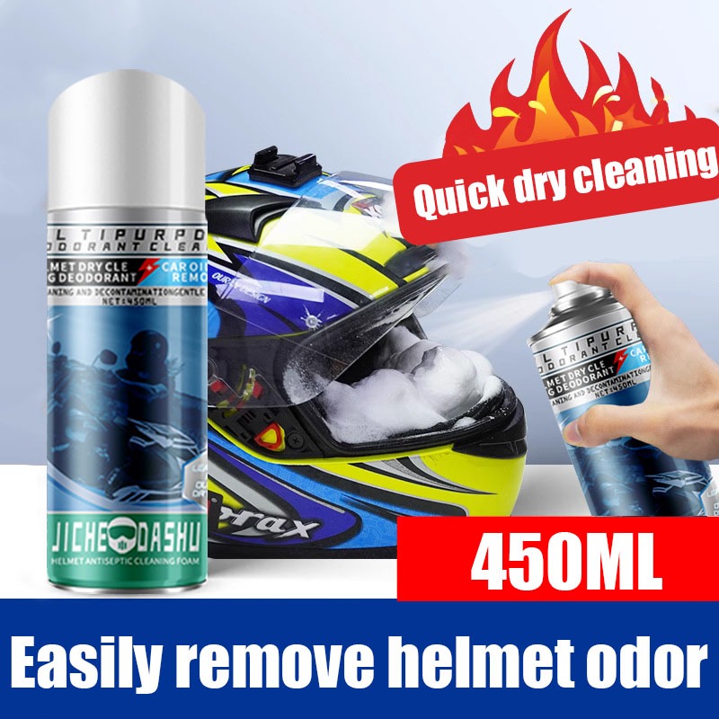 Helmet Disinfecting Foam 450ML ORIGINAL Foam Helmet Cleaner Helmet ...