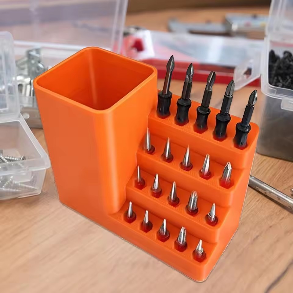 Batch Head Storage Box Screwdriver Bit Organizer 1/4 Hex Socket Holder ...