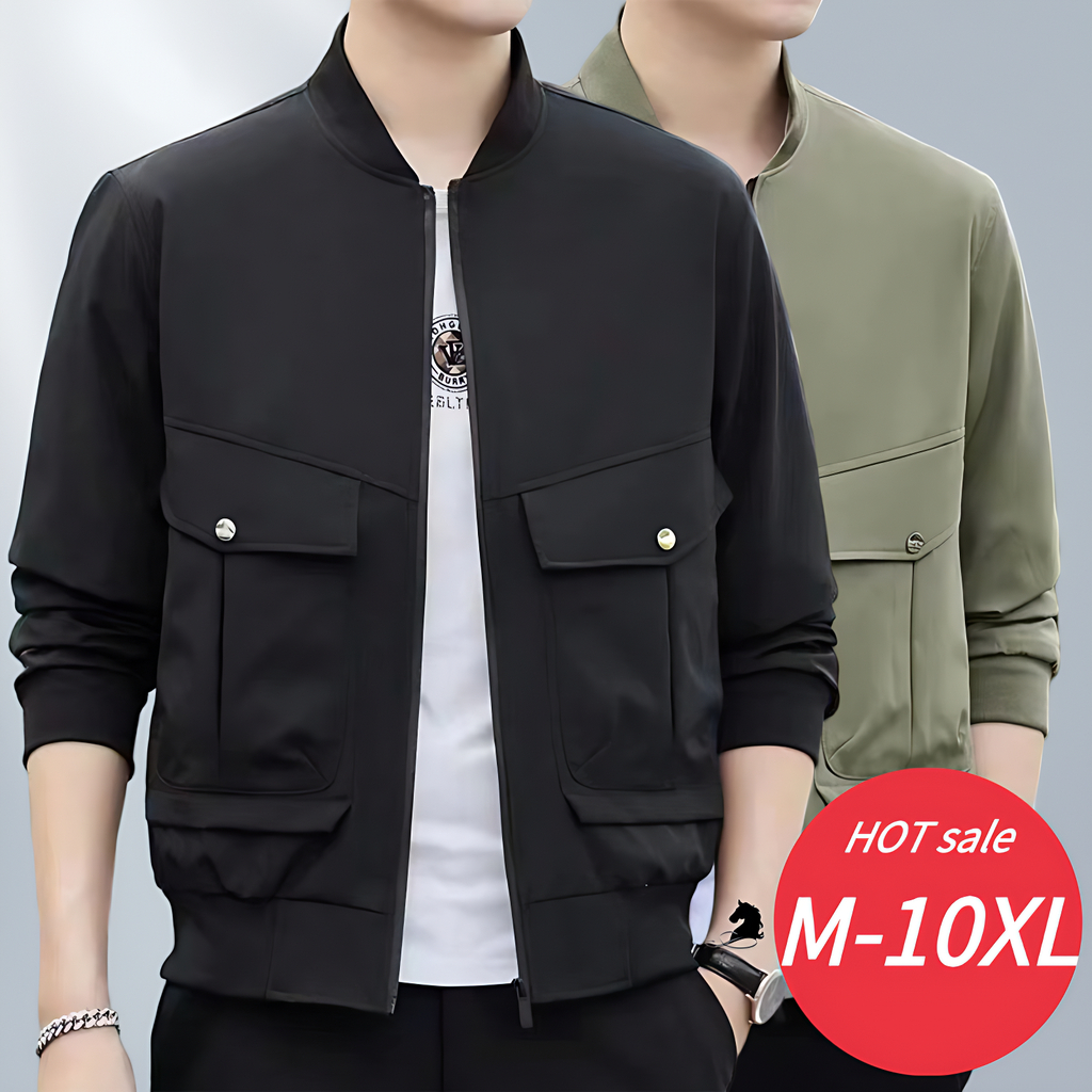 M-10XL 2025 Autumn New Style Men's Business Casual Large Size Jacket ...