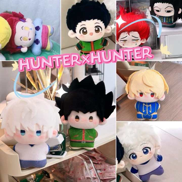 10cm Hunter X Hunter Plush Doll, Gon Freecss Killua Zoldyck Kurapika ...