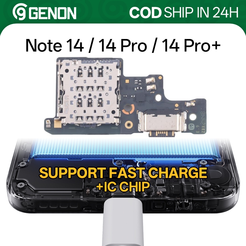 Genon Charging Board with IC for Xiaomi Redmi Note 14 4G / Note 14 Pro ...