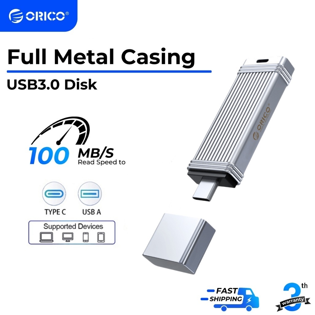 ORICO Aluminum Alloy U Disk USB Flash Drive Original 32GB 64GB 128GB ...