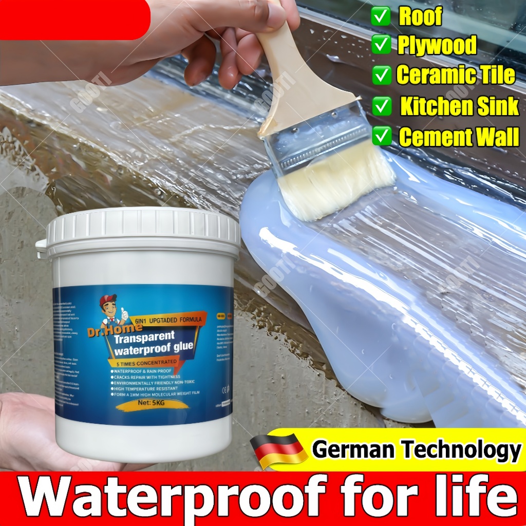 1-5KG Sealant Waterproof Glue Waterproof Invisible Paste Mighty Repair ...