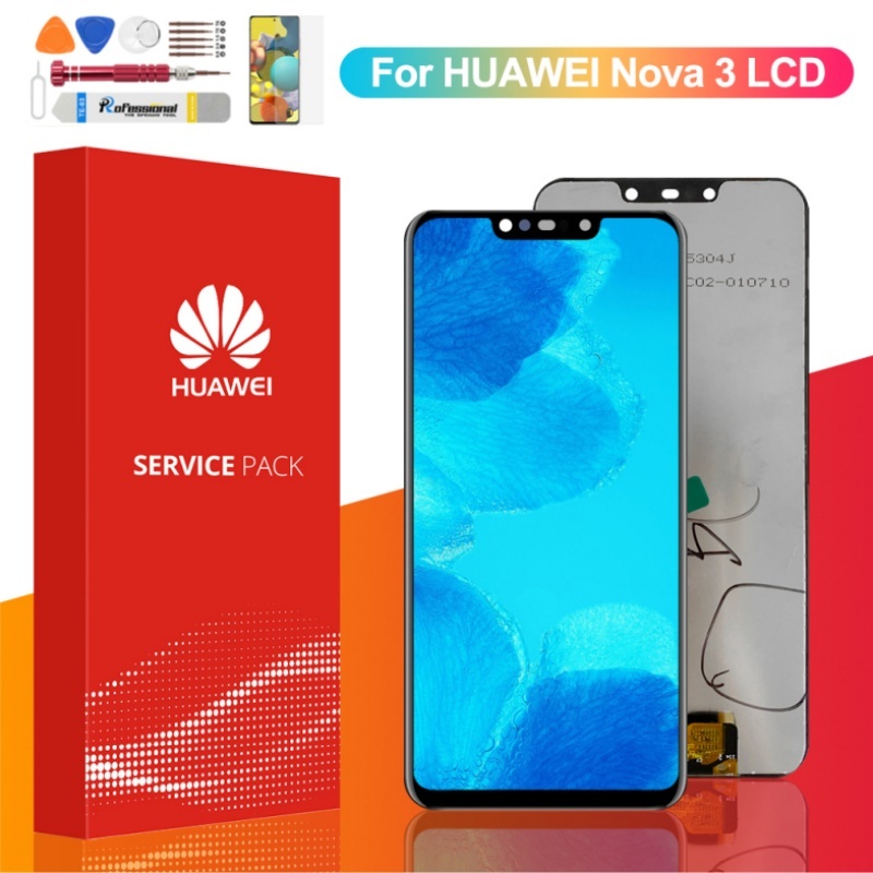 For Huawei nova 3 LCD PAR-LX1M PAR-LX1 PAR-LX9 PAR-TL20 PAR-AL00 PAR-TL00 Display Touch Screen ...