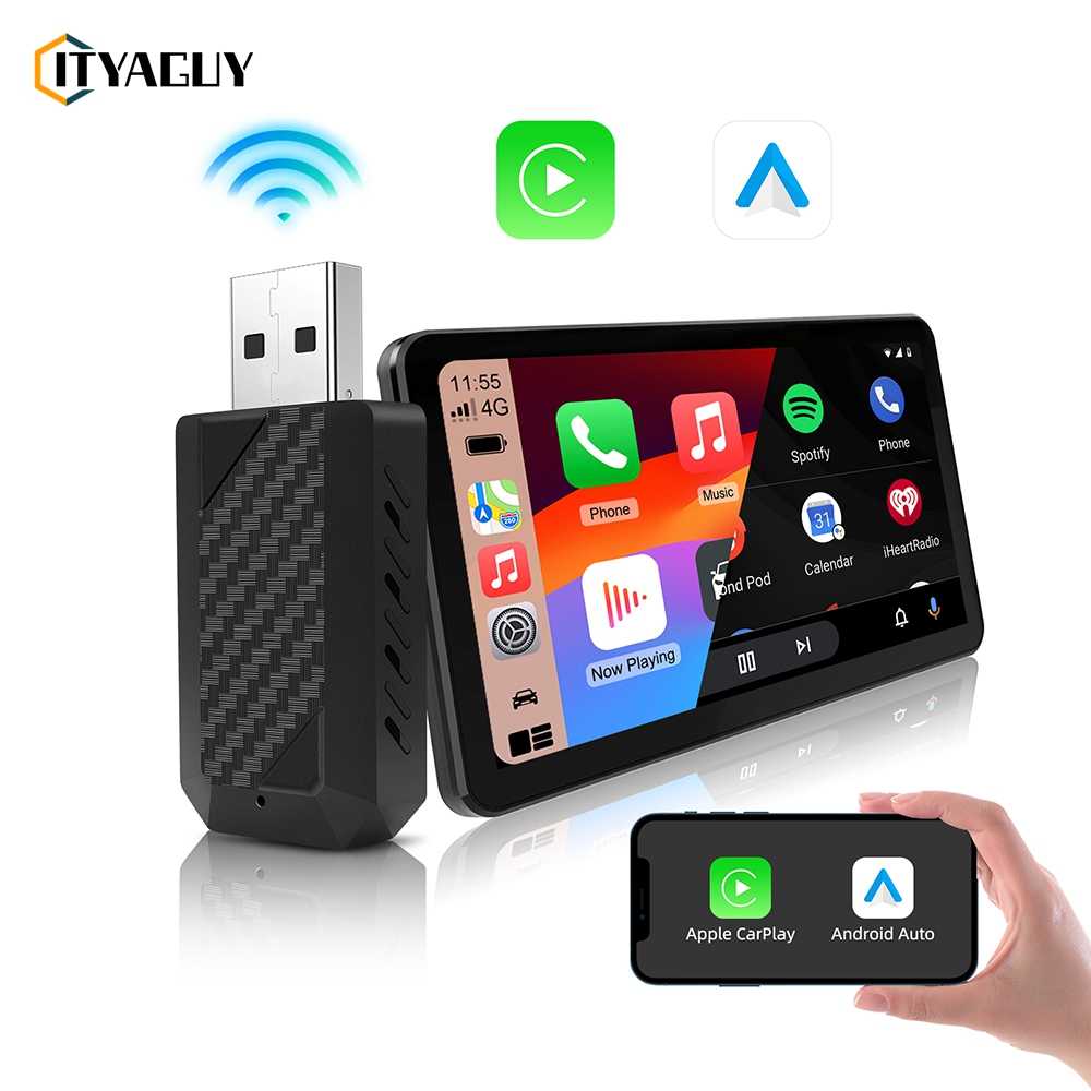 Wireless CarPlay android auto adapter for factory wired car, wireless ...