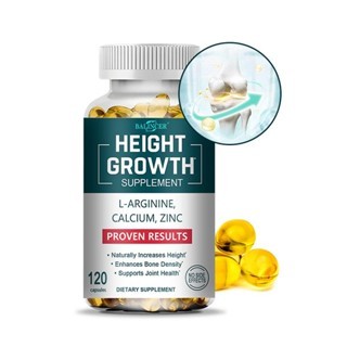 Calcium + vitamins, height supplement, bone growth and health, bone strength, density support ...