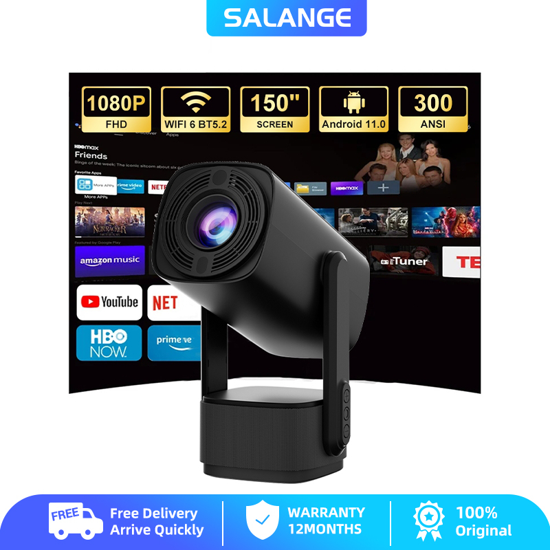 [Auto Focus] Salange K2 Mini Projector, with WiFi and Bluetooth, Built ...