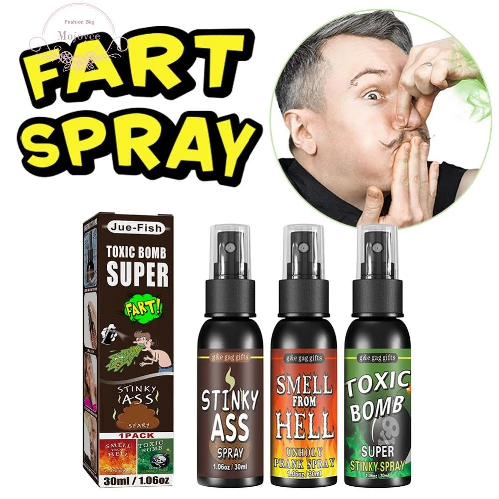 Liquid Fart Spray Gag Prank Joke Can Stink Bomb Smelly Stinky Gags 30ML ...