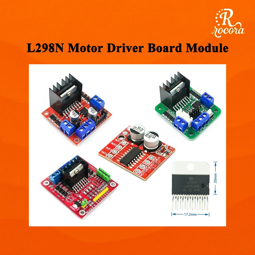 L298N Dual H-Bridge Motor Driver Module for DC Stepper Motor Smart ...