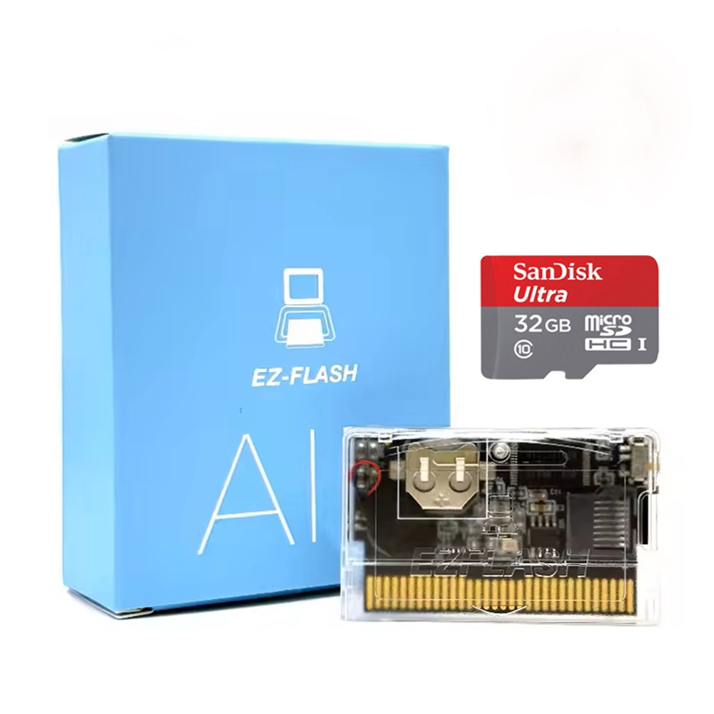 2025 New Version EZ-Flash EZ AIR Game Cartridge Card for GB/GBA/GBC Support RTC960Mb NORFLASHDS ...
