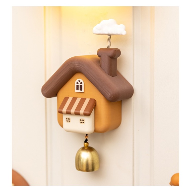 Creative Doorbell High-Appearance Cute Copper Bell Entry Door Hanging ...