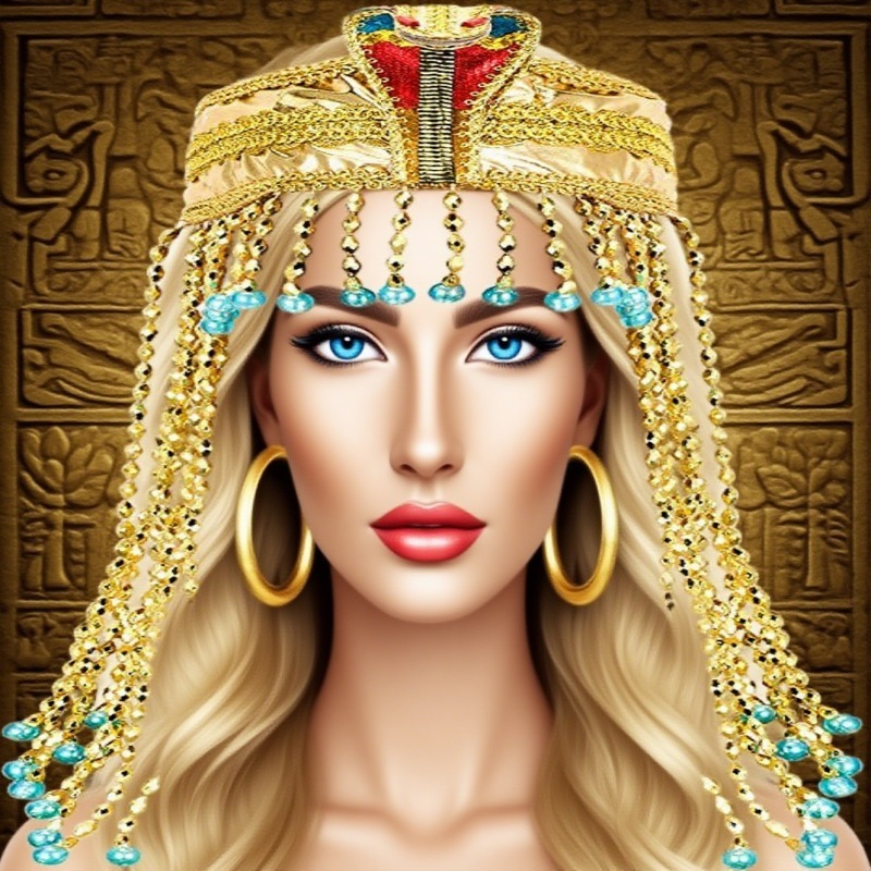 Halloween Egyptian Snake Headdress Women's Egyptian Costume Accessories ...