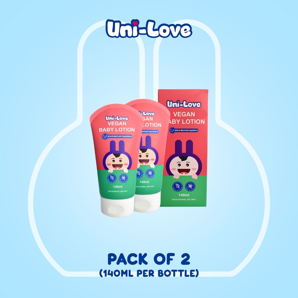 UniLove Vegan Baby Lotion 140ml Pack of 2 | Shopee Philippines