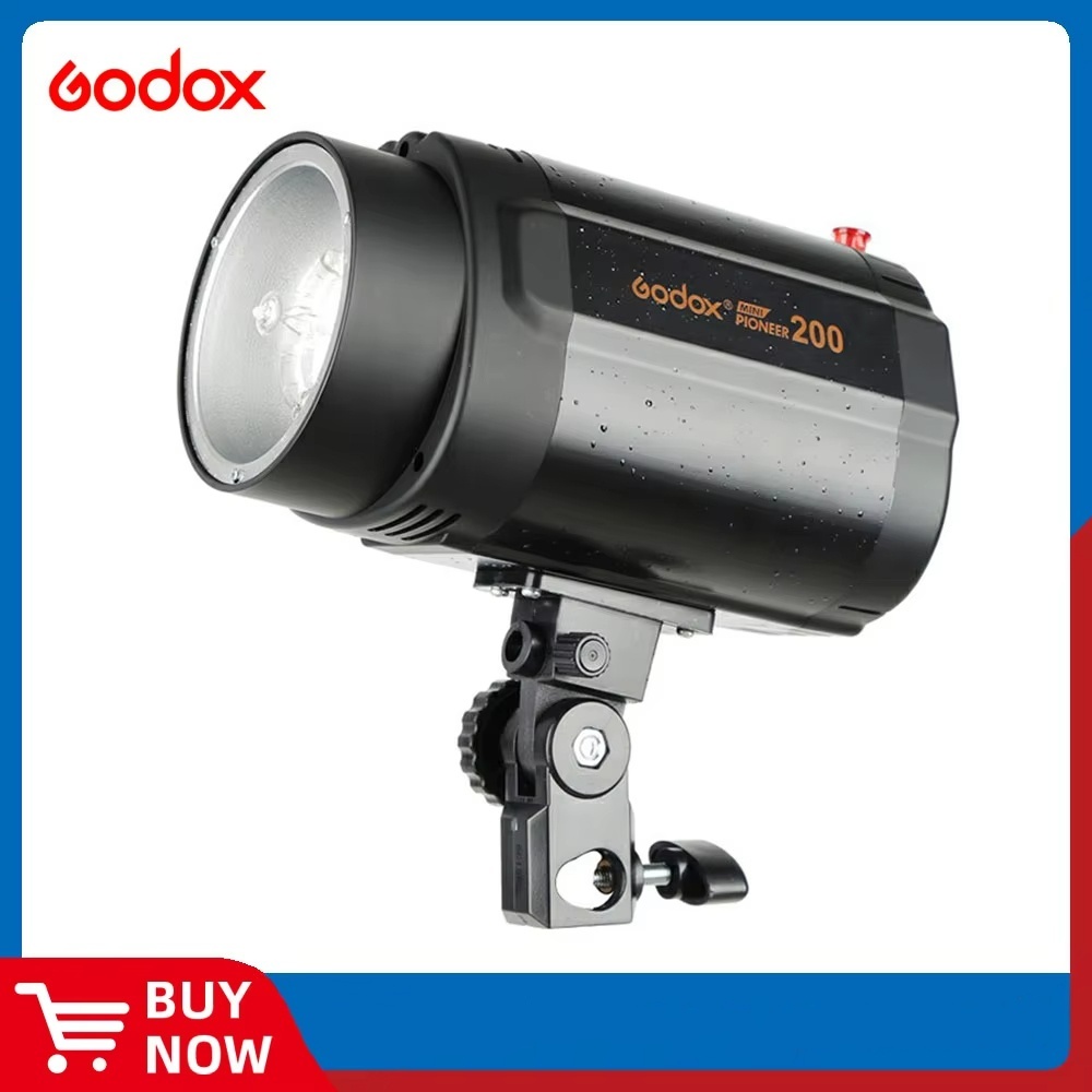 Godox 200W Monolight Photography Studio Photo Strobe Flash Light Head ...