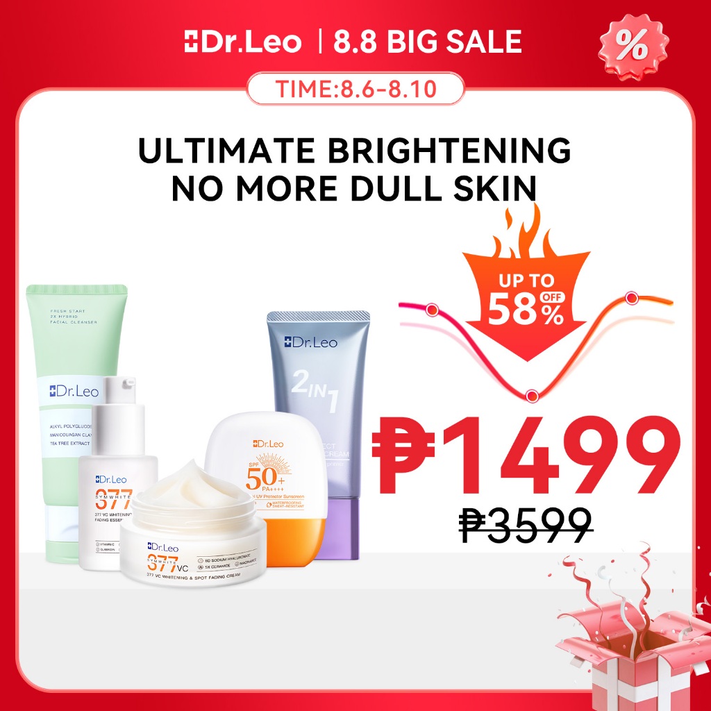 Dr.Leo Multi-effect Whitening Set 5pcs Set With 377 Whitening Face ...