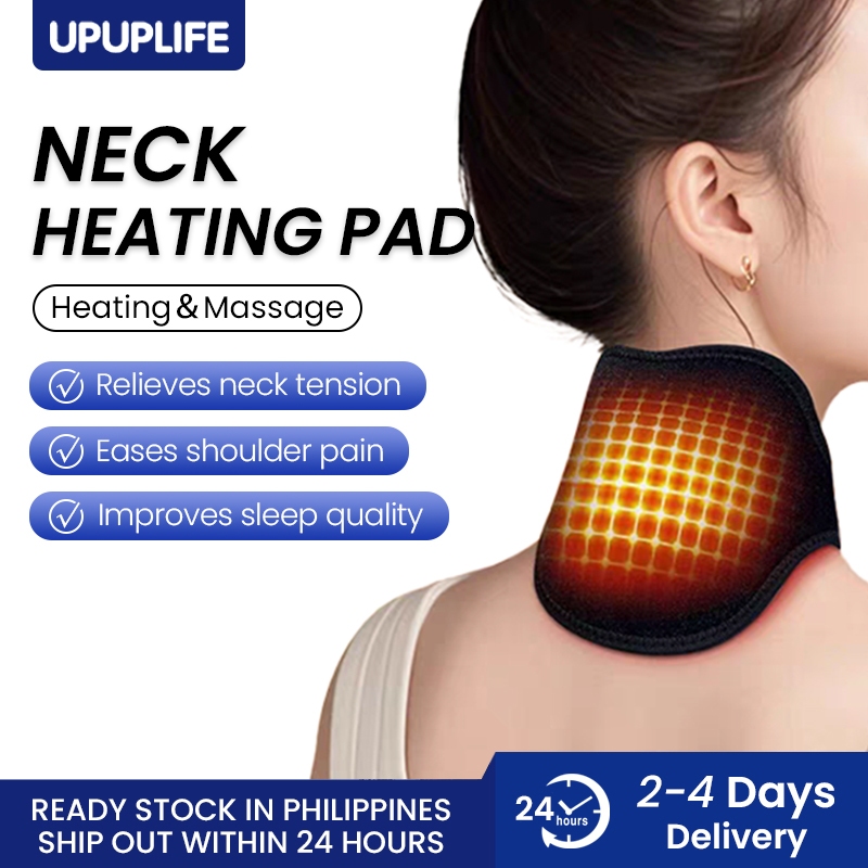 【UPUPLIFE】Electric Neck Heating Pad Massage Cervical Spine ...