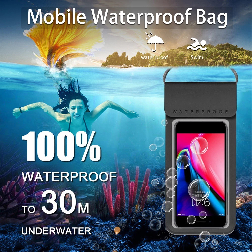 Waterproof Phone Case Universal Diving Swim Underwater Case Phone ...
