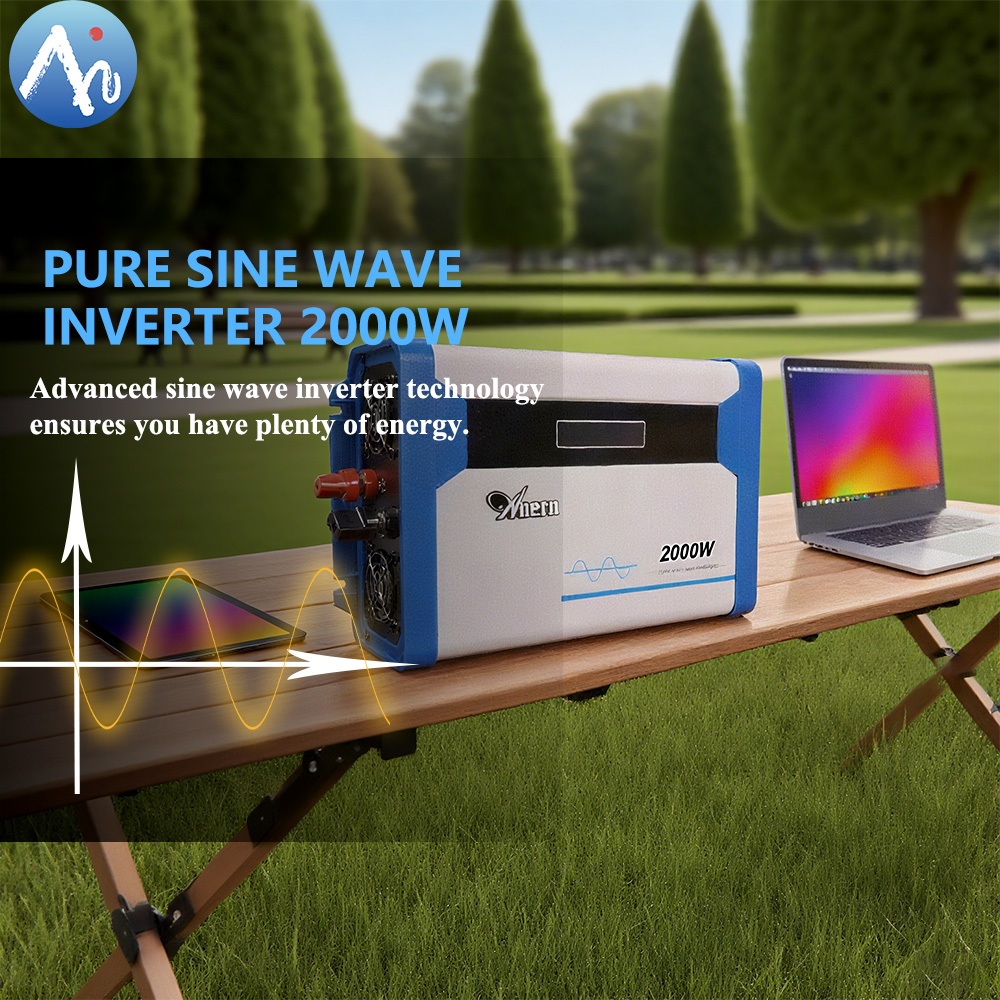 Car Solar Power Inverter 1000W 2000W DC 12V/24V to AC 220V Solar Power ...
