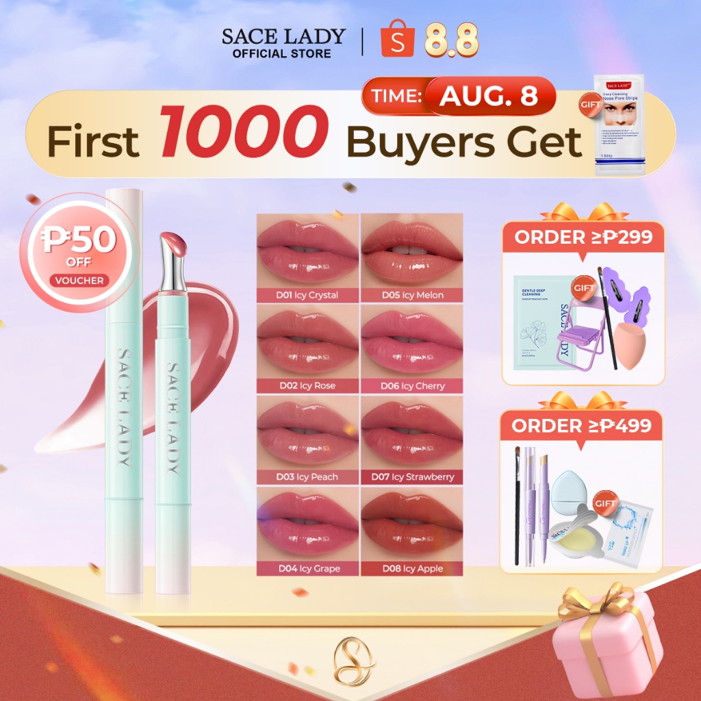 SACE LADY SACE LADY Icy Glossy Tint Matte Cold Metal Applicator ...
