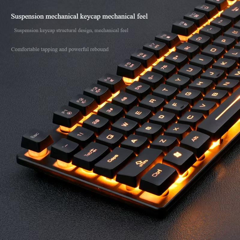 Viper KM320 Wired Keyboard and Mouse Combo - Floating U+U Orange ...