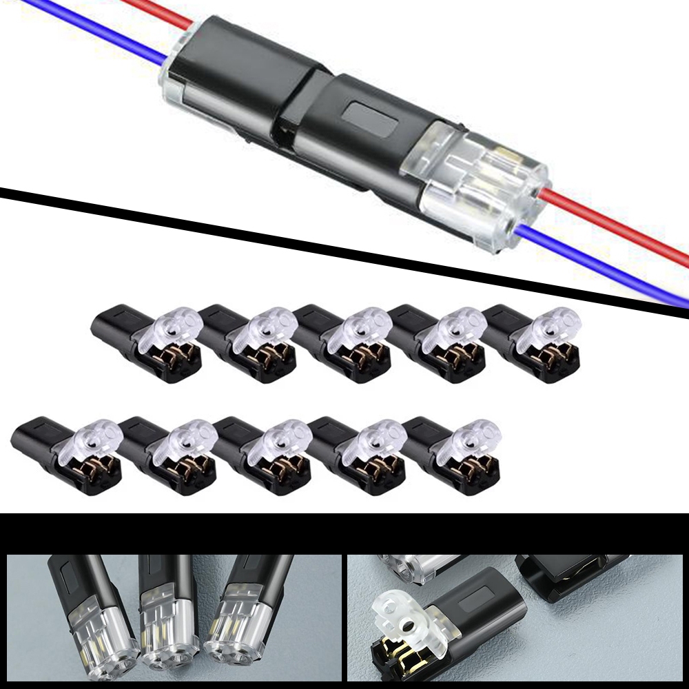 10/20/50/PCS Car 2 Pin Way Plug Car Wire Electrical Cable Crimp ...
