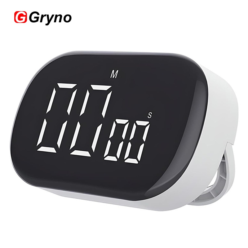 Gryno Digital Pomodoro Timer With Alarm Custom Set Time 0-99 Minutes ...