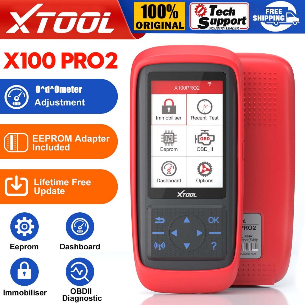XTOOL X100PRO2 Auto Key Fob Programmer IMMO Tool OBD2 Scanner with ...