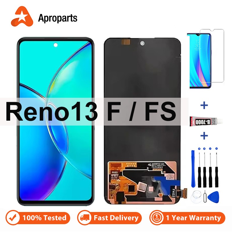 LCD For OPPO Reno13 Reno 13 F FS 13F 4G F27 5G CPH2701 CPH2699 Display ...