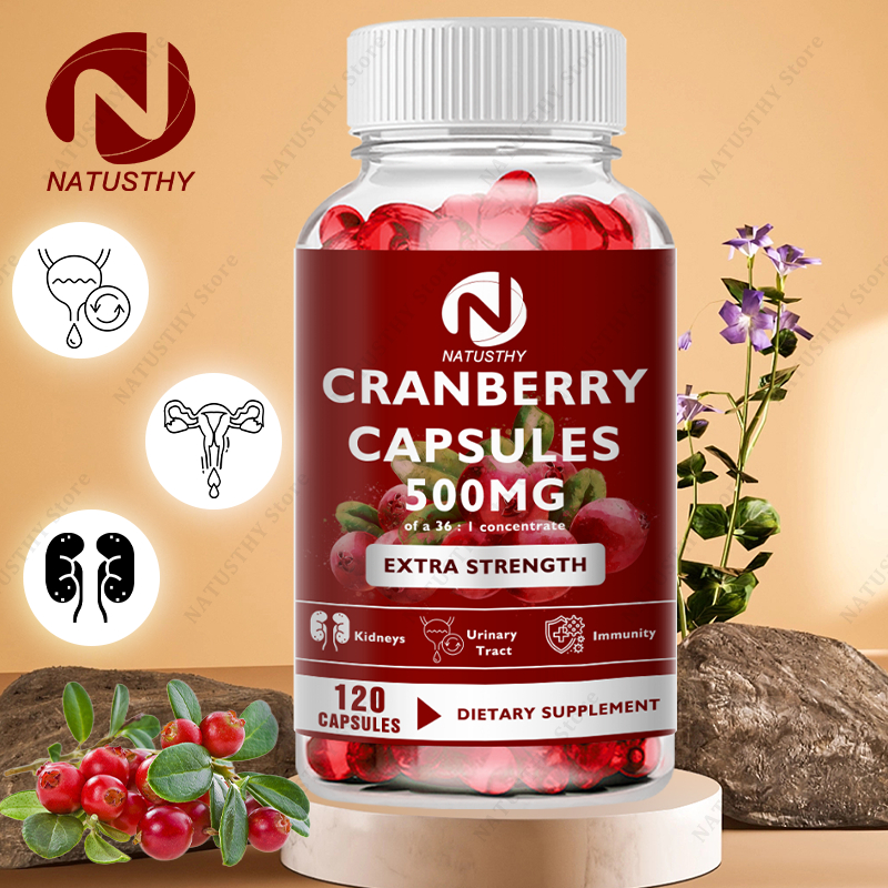 Cranberry Capsules for Women's UTI, Bladder and Kidney Cleanse ...