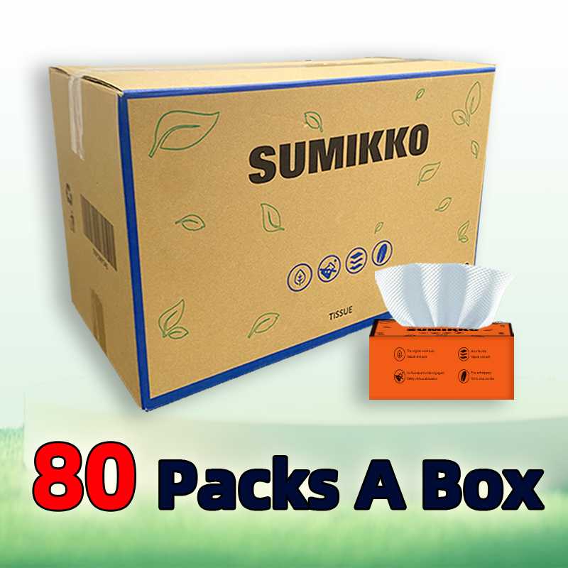 Sumikko Tissue Facial Tissue 60/80 Packs 3-Ply toilet Paper towel ...