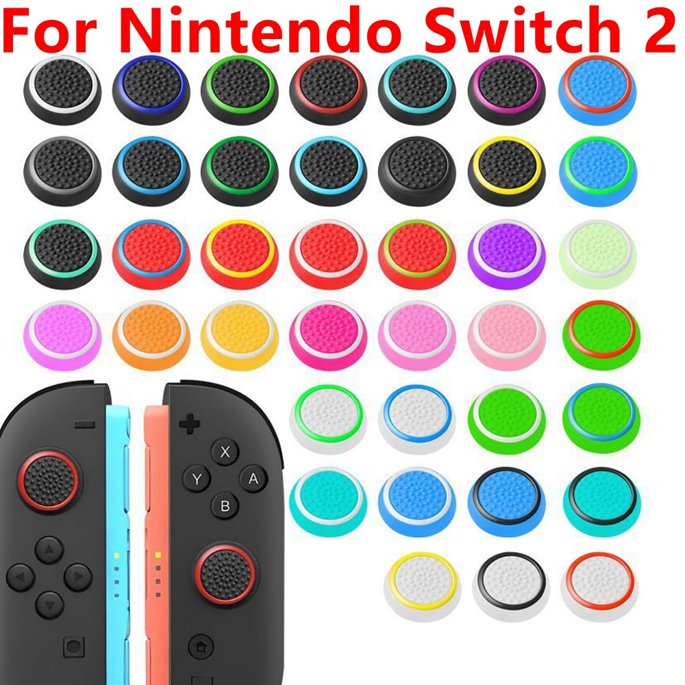 39 Colors 2/4 PCS Silicone Joystick Caps for Nintendo Switch 2 Rubber ...