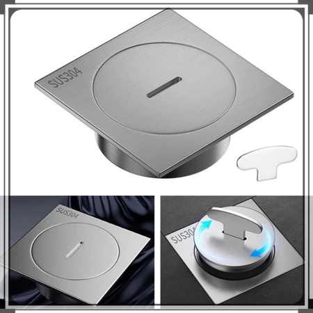 【COD】Heavy Duty Floor Clean Out 304 stainless 4x4 and 5x5 Clean Out ...