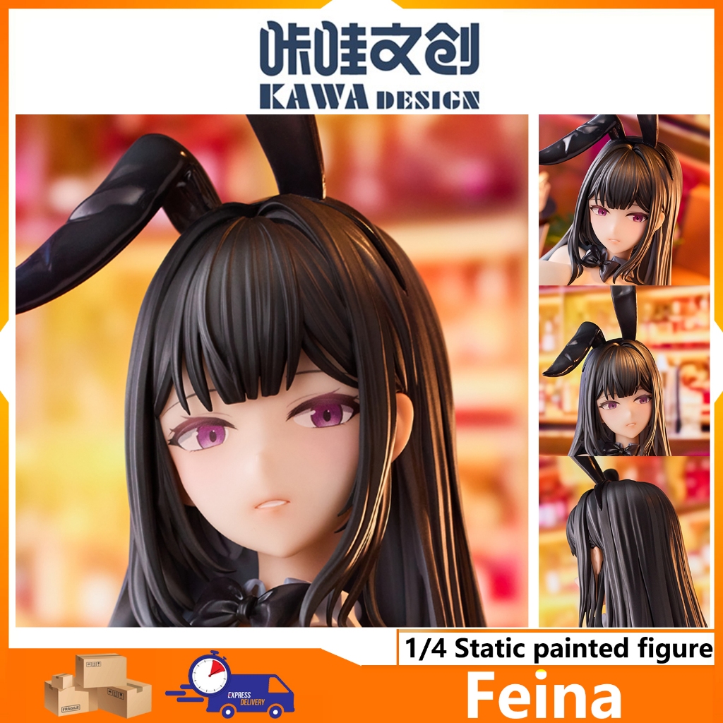 【Kawa design】Feina Bunny Girl 1/4 Static painted figure height about ...