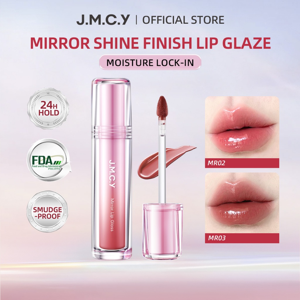 【Non Sticky】JMCY Mirror Lip Glaze SPF 30 PA+++ UVA Transfer-Proof Non ...