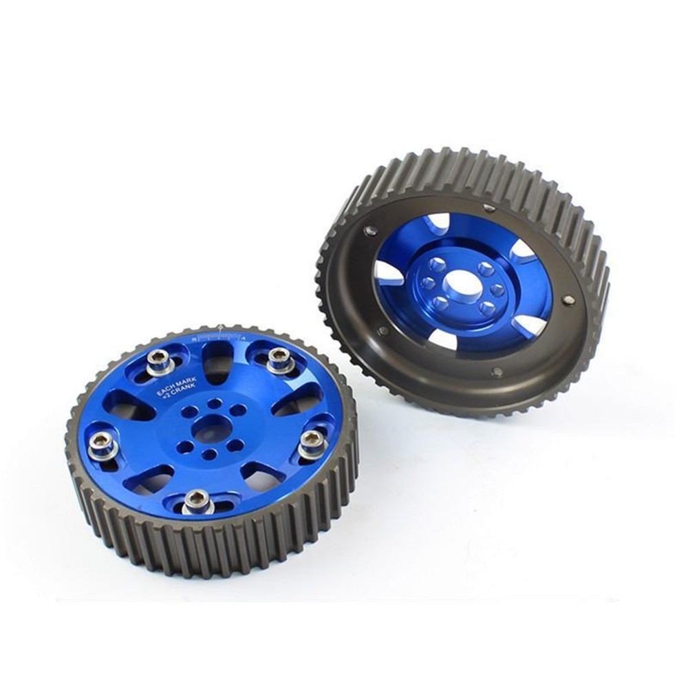 2PCS Adjustable Cam Gear Pulley For Nissan Skyline R32 R33 R34 RB26DET ...