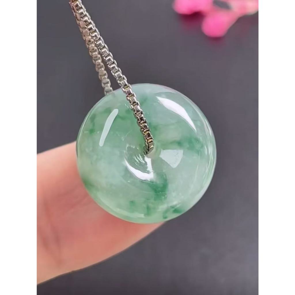 Fashion Jewelry Natural Jade Peace Buckle Pendant Jade Pendant | Shopee ...
