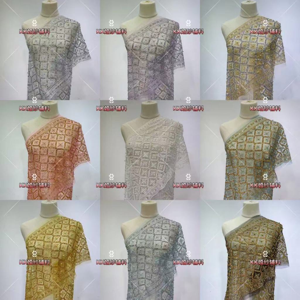 Women Ethnic Style Thailand Shawl Glitter Scarf Mesh Wrap Cape Thai ...