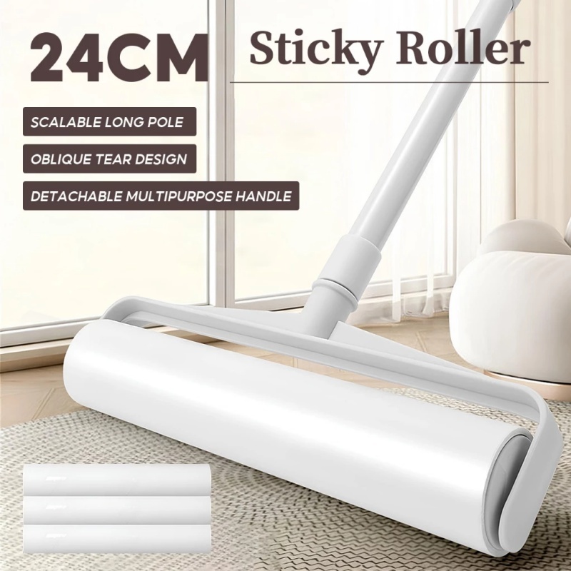 Sticky Lint Rollers for Pet Hair (4-Pack) - Retractable, Tear-Off ...