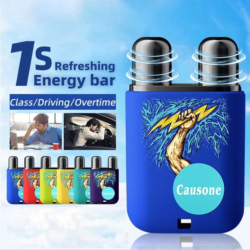 CAUSONE refreshing stick,Nose Nasal Inhaler，Double Hole Energy Bar ...